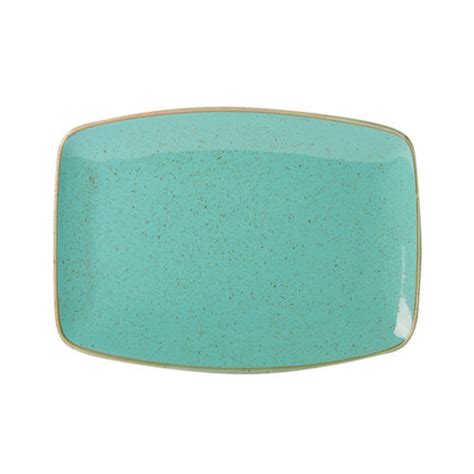 Sea Spray Rectangular Plate 27cm Bespoke Tableware