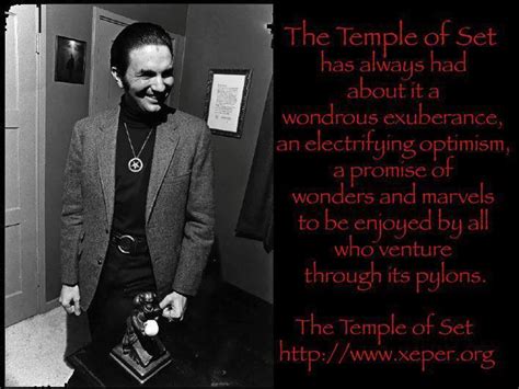 Michael Aquino The Founder Of The Temple Of Set One Day I Will Work Y Way Through The Pylons