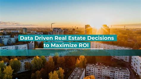 Data Driven Real Estate Decisionpptx