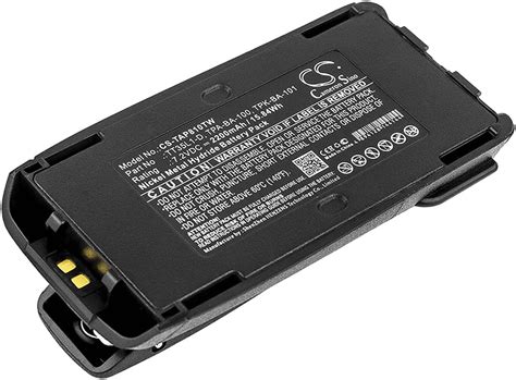 Replacement Battery For Tait Tp8100 Tp8110 Tp8115 Tp8120