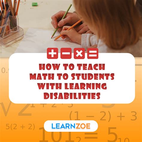 Teaching Students With Learning Disabilities