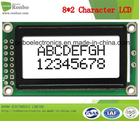 8x2 Character Lcd Screen Mcu 8bit Gray Backlight Fstn Lcd Module Cob Lcm China Lcd Module