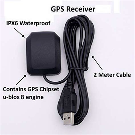 Getuscart Waterproof Gps Receiver For Laptop Usb Interface 27 Db Gain