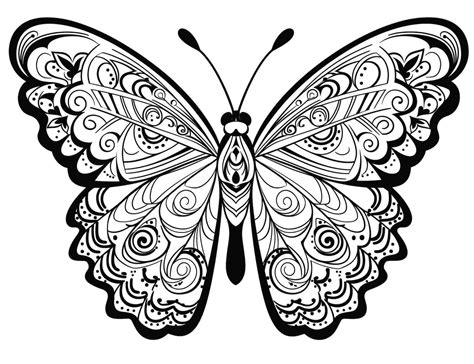 Monarch Butterfly Coloring Pages For Adults 2025