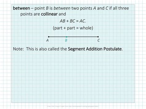 22 Segment Addition Postulate Pdf Science