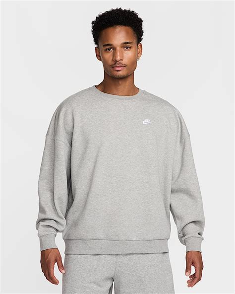 Nike Sportswear Club Mens Oversized Fleece Crew Neck Sweatshirt Nike Za