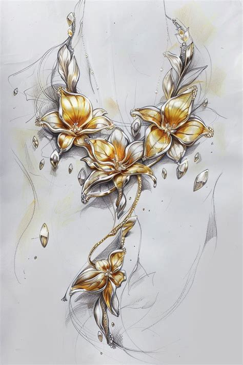 Sketches Of Gold Jewelry Designs Jewellery Design Sketches Jewelry