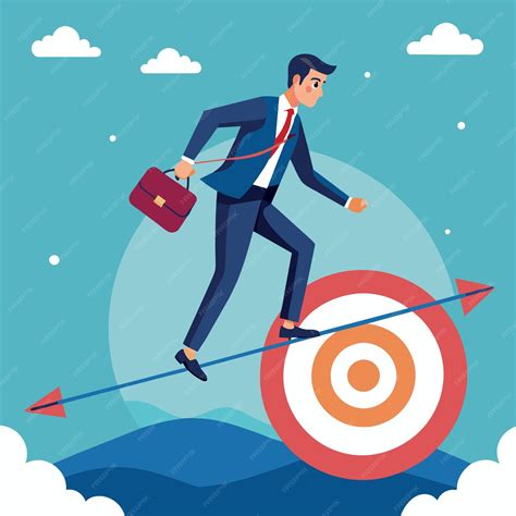 Premium Vector Challenge To Overcome Difficulty And Achieve Business