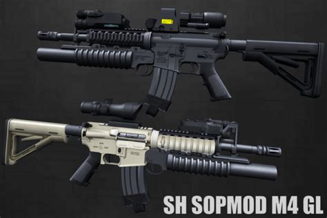 Second Life Marketplace Sh Rp Prop Gun Sopmod M4 Gl