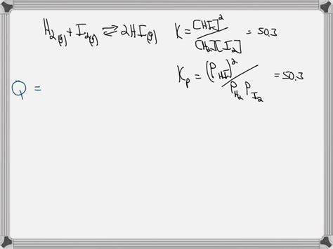 Video Solution Consider The Following Reaction And Its Equilibrium