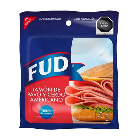 Jamón De Pavo Y Cerdo Fud 42 Corte Americano 170 G Bodega Aurrera