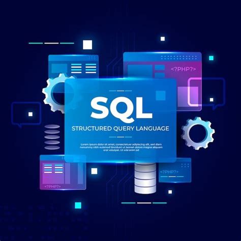 Abstract Technology Sql Illustration Free Vector Sql Learn Sql