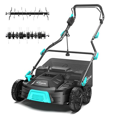 16 Inch 15amp 2 In 1 Electric Dethatcher And Scarifier Desertcart