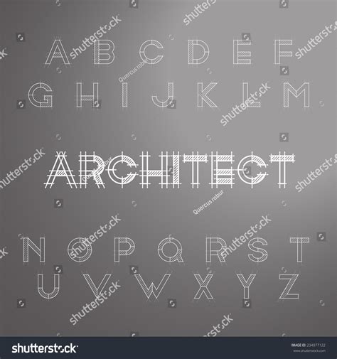Architectural Drafting Font