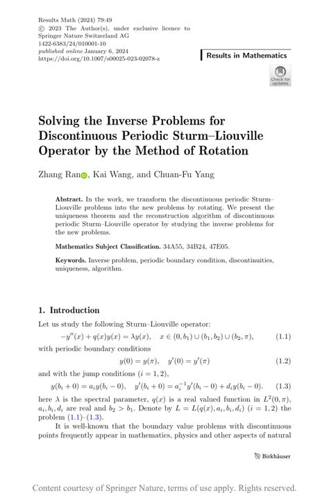 solving the inverse problems for discontinuous periodic sturm liouville