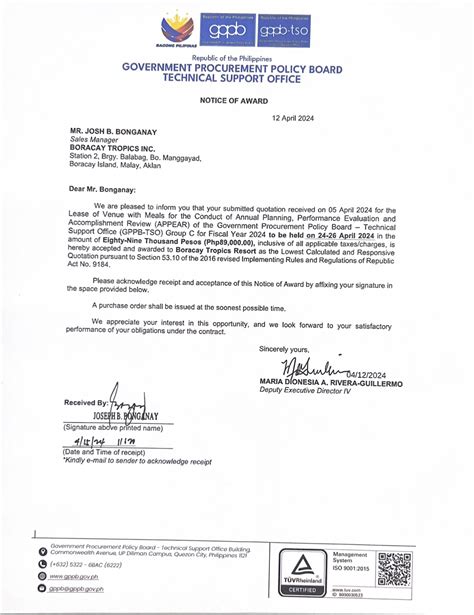 Gppb Tso Procurement Gppb Tso