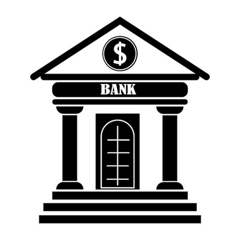 Premium Vector Bank Icon Logo Vector Design Template