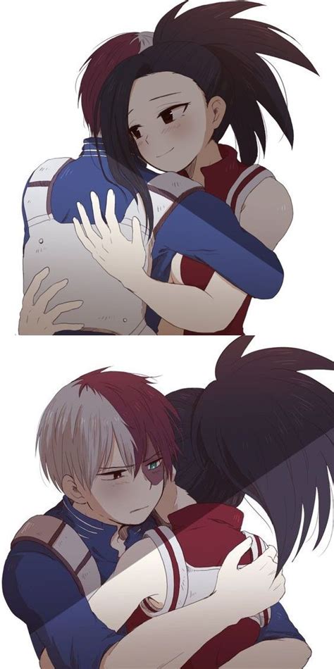 Todoroki Shouto × Yaoyorozu Momo Casais Bonitos De Anime Anime