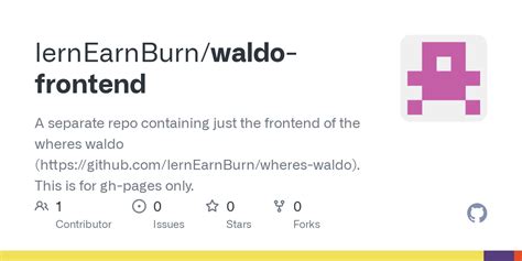 Github Lernearnburnwaldo Frontend A Separate Repo Containing Just The Frontend Of The Wheres