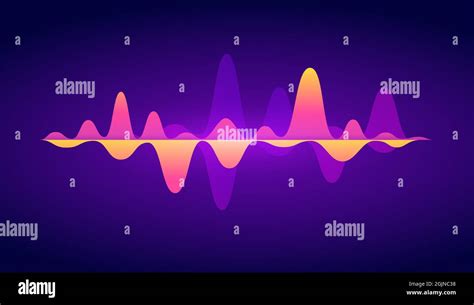 Abstract Sound Wave Music Audio Equalizer Background Colorful Voice Soundwave Visualization