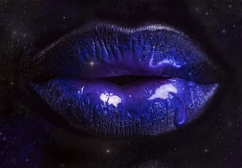 Black Lipstick Lips