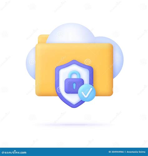 Password Folder Icon Color Outline Vector 232104191