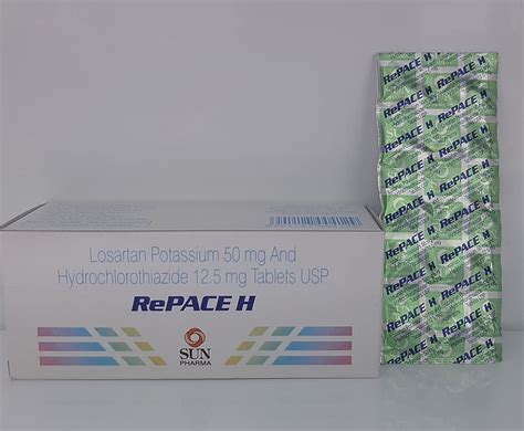 50166727 Repace H Losartan 50mg Hydrochlothiazide 125mg 928