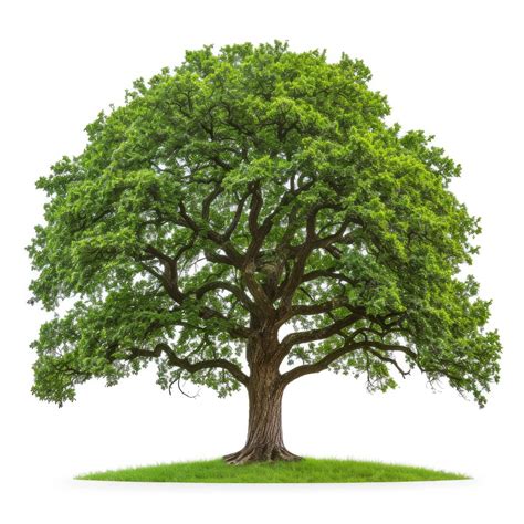 Premium Photo Oak Tree Isolated On White Background