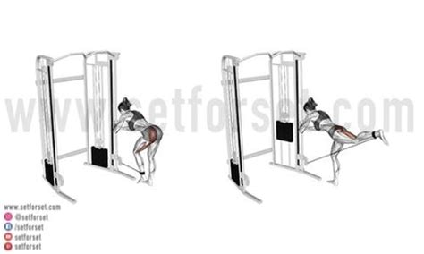 Cable Butt Kickbacks