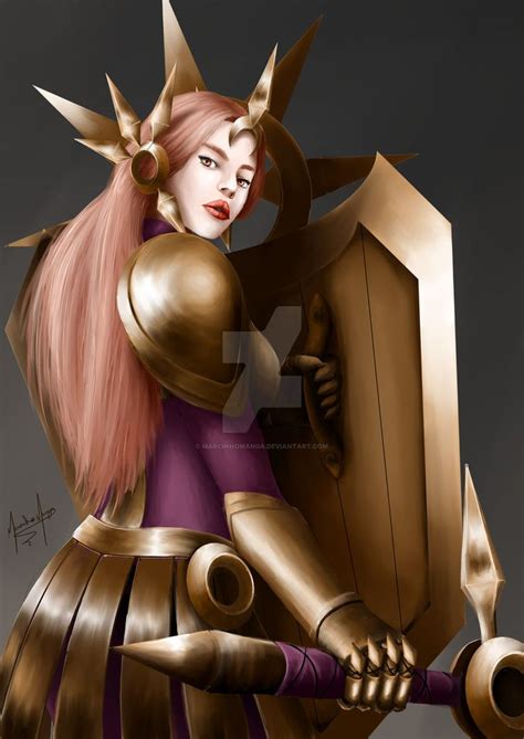 Fan Art Leona League Of Legends By Marcinhomanga