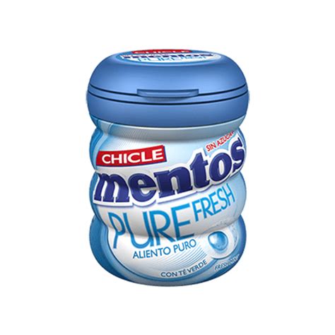 Mentos Gum Pure Fresh Freshmint Bottle 60g Mentos Portugal