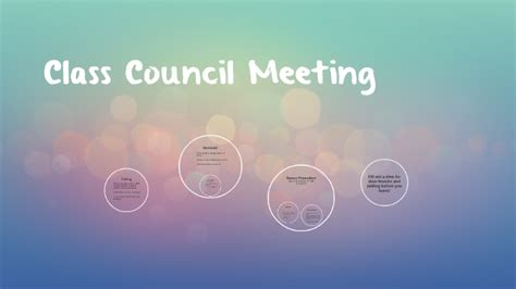 Class Coucil Meeting By Emily Needham On Prezi
