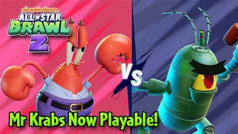 Mr Krabs Dlc Character Showcase Spongebob X Nickelodeon All Star