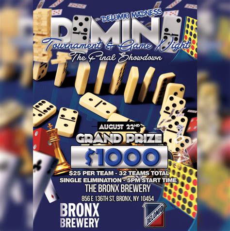Domino Tournament Flier On Behance