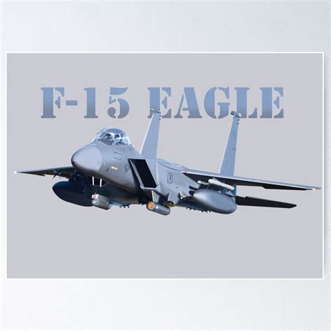 F 15 Eagle Poster By Sibo Miller Redbubble