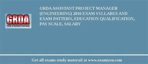 Grda Assistant Project Manager Engineering 2018 Exam Syllabus And