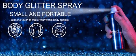 Glitter Spray Mknzome Glitter Spray Hair And Body Glitter Spray