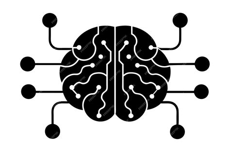 Techno Brain Futuristic Ai Amp Neural Connections Illustration Premium Ai Generated Vector