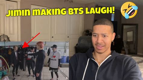 Jimin Making Bts Laugh So Hard Reaction Youtube