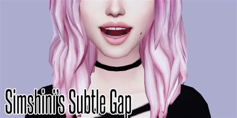 Simshini I Find The Base Game Teeth Kinda Jess Sims