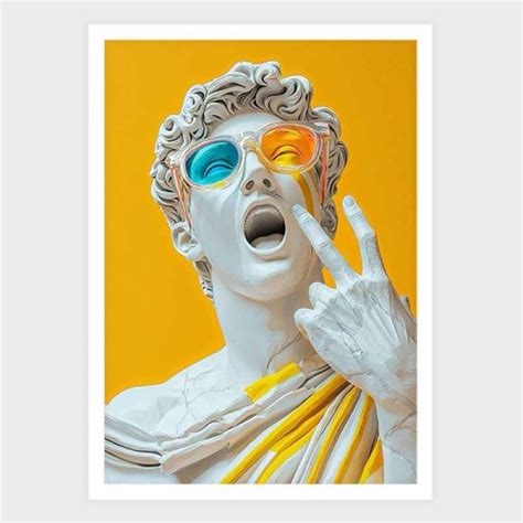 تابلو فانتزی مجسمه رومی آرنیاگالری