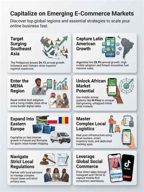 Top Emerging E Commerce Markets Entrepreneurs Should Target