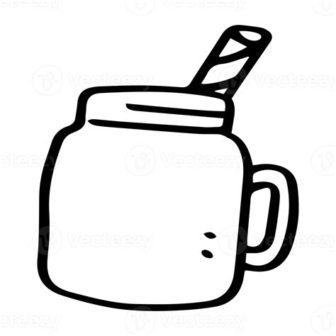 Cute Glass Hand Drawn Illustration 15311258 Png