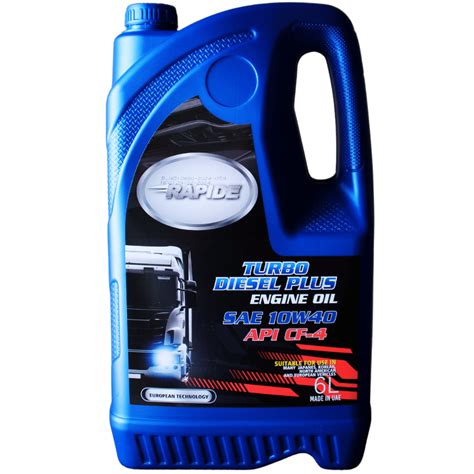 Rapide Turbo Plus Diesel Engine Oils Sae 10w40 Cf 4 High Performance