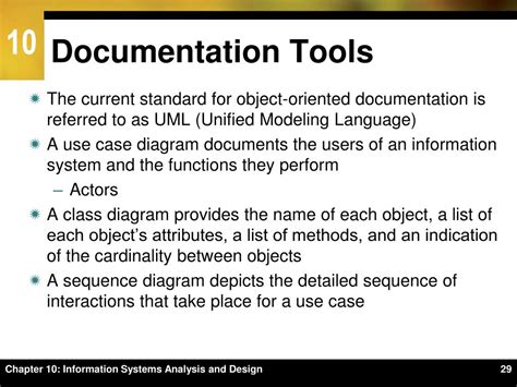 Ppt Chapter 10 Information Systems Analysis And Design Powerpoint
