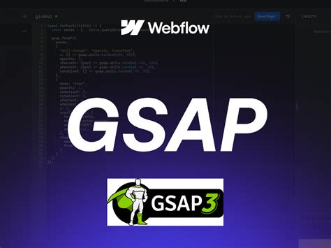 A Webflow Expert Animations Gsap Upwork