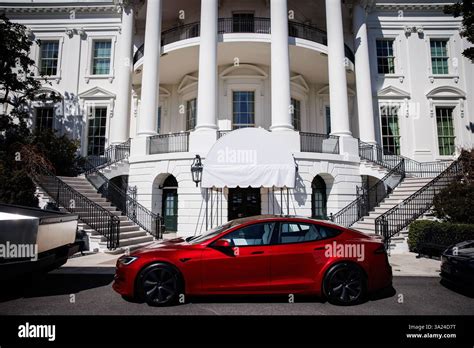 Washington United States 11th Mar 2025 A Tesla Model S Is Parked