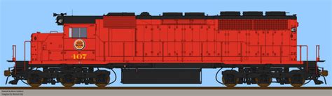 Chicago Great Western Sd40 Cgw 407 R Trainiax