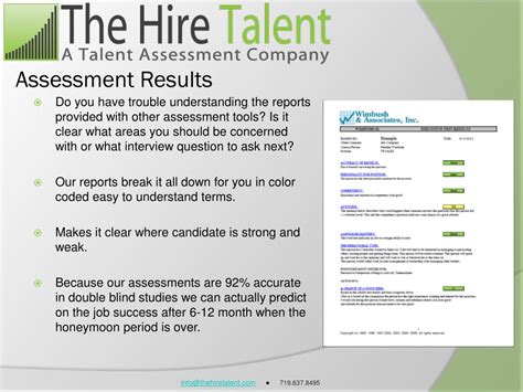 Ppt Discover Unique Assessment Tools For Top Performers The Hire