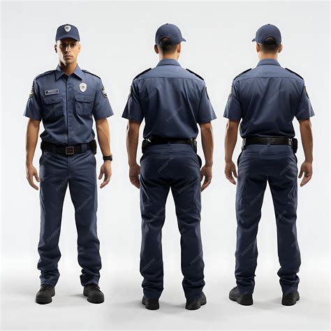 Premium Photo 3d Of Customs Officer Uniform With Customs Logo